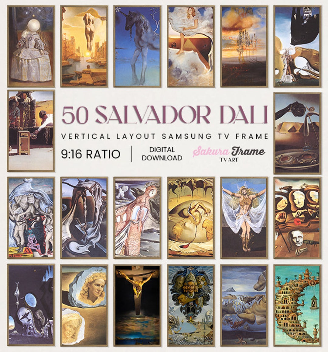 50 Salvador Dali Art Pieces for Samsung Frame TV (digital Download) - Etsy