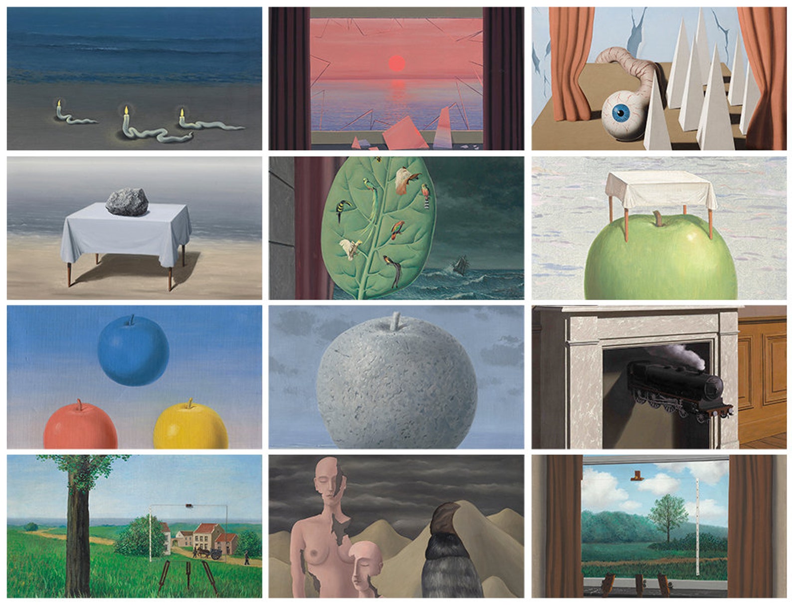 40 Rene Magritte Art 4k Samsung Frame TV Art Set, Frame TV Download Art ...