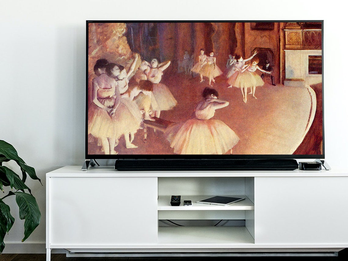 25 Edgar Degas 4k Samsung Frame TV Artwork Collection, Frame TV Ballet ...
