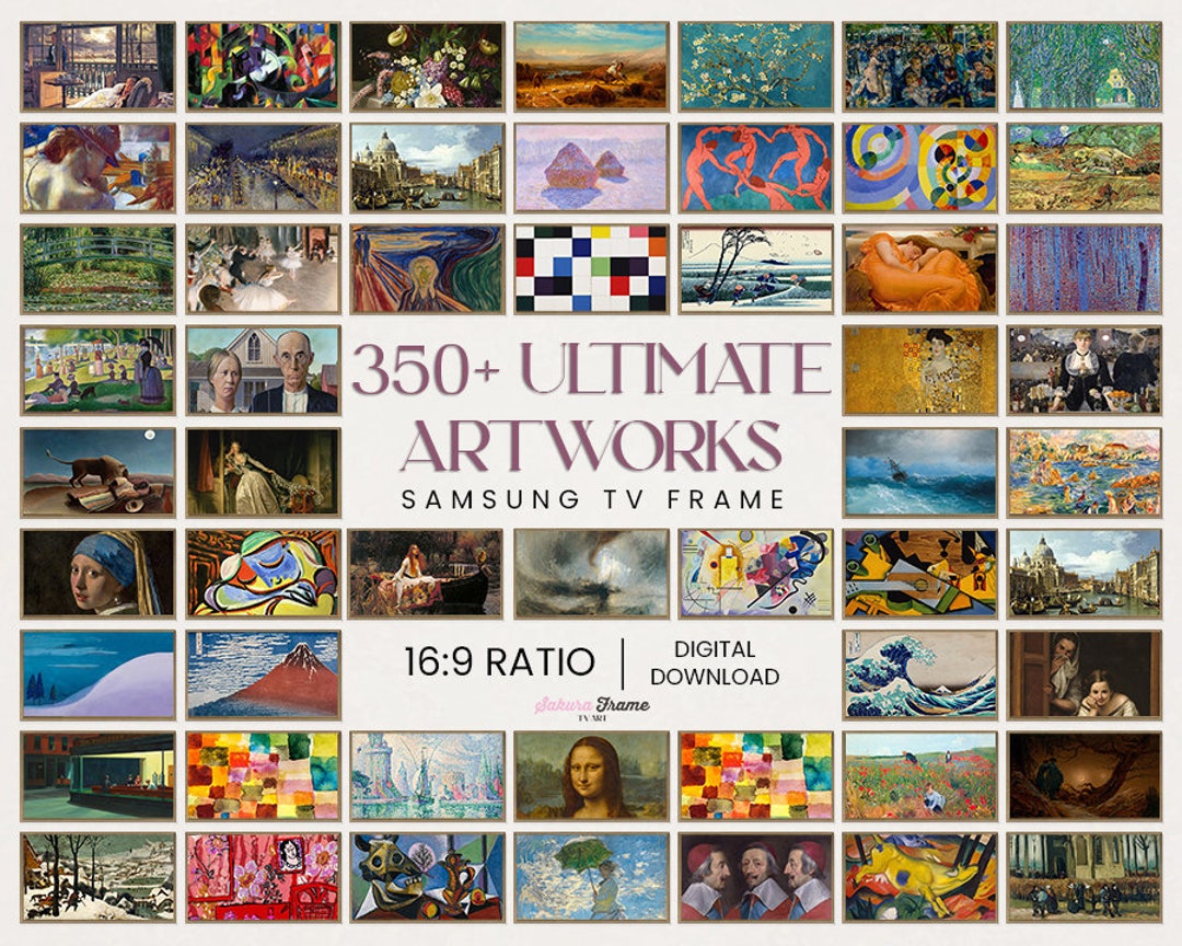 Famous Art Frame TV Gallery – 350+ Masterpieces by Van Gogh, Monet ...