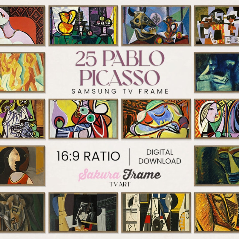 Picasso Art With Frame - Etsy
