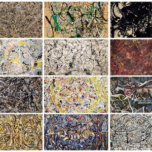 25 Jackson Pollock Art 4k Samsung Frame TV Art Collection, Frame TV ...