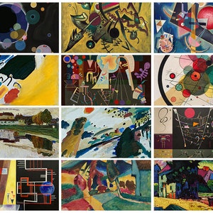 Kandinsky Abstract Art - 25 Piece 4K TV Art Collection (digital ...