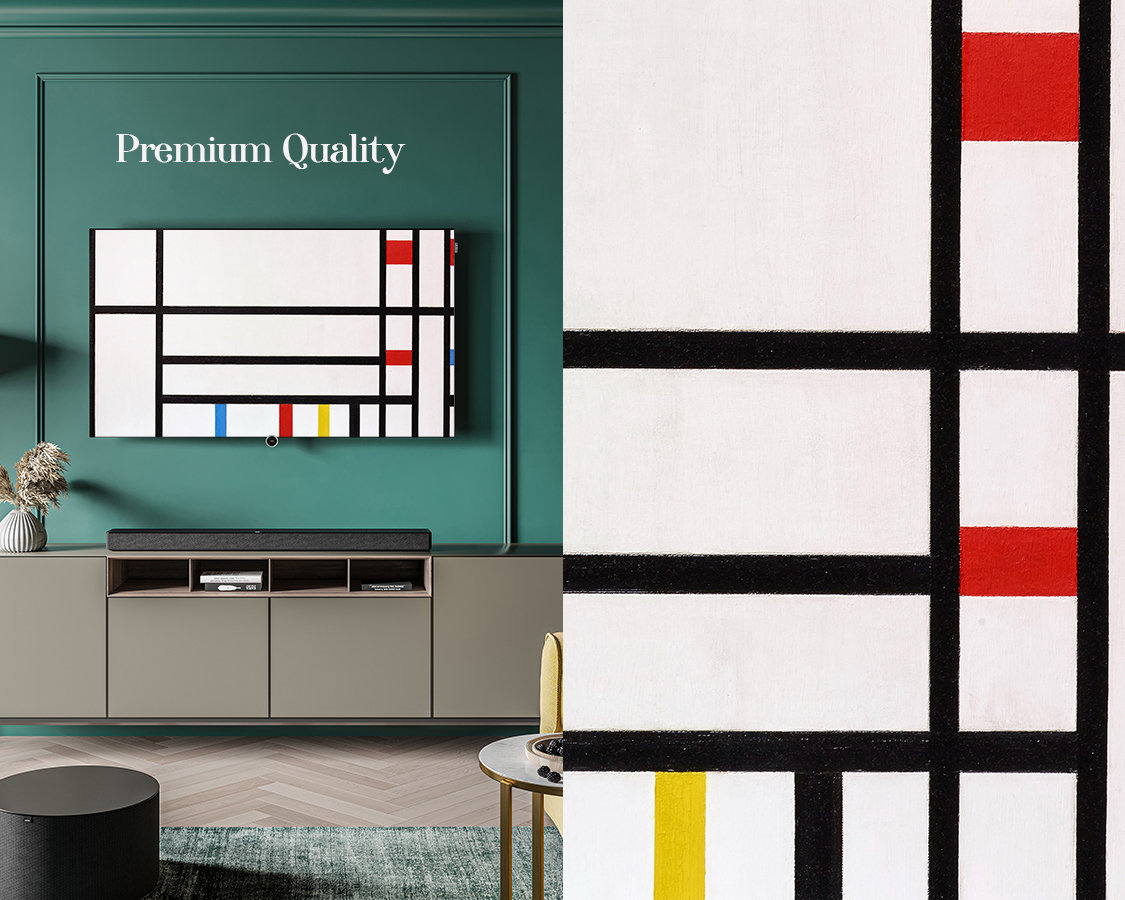 25 Piet Mondrian 4k Samsung Frame TV Art Collection, Frame TV Abstract Art Bundle, Digital Art ...