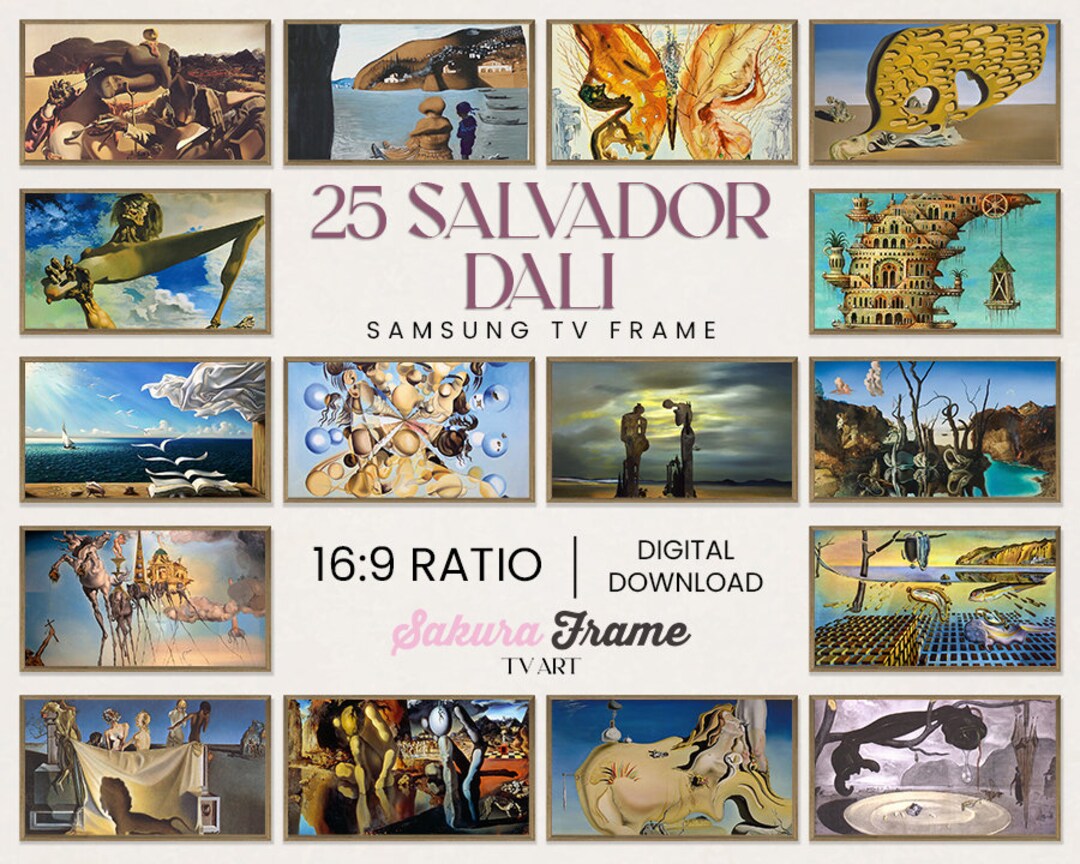 25 Salvador Dali Art 4k Samsung Frame TV Art Collection, Frame TV ...