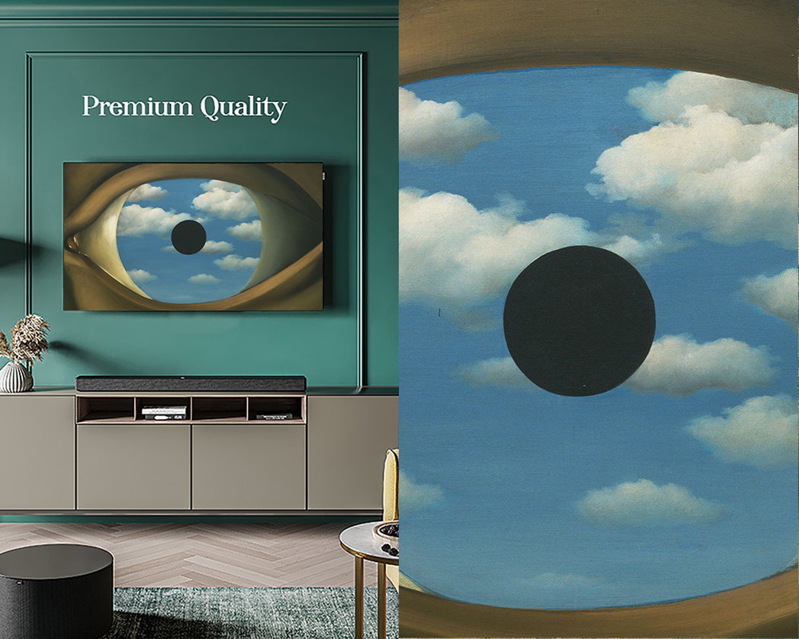 40 Rene Magritte Art 4k Samsung Frame TV Art Set, Frame TV Download Art ...