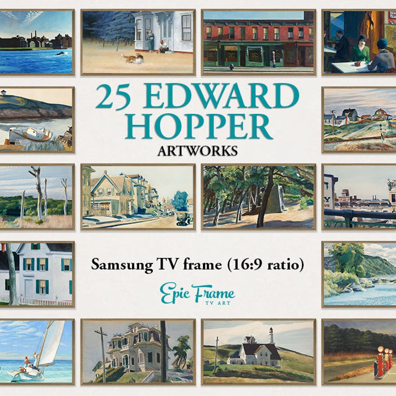 Framed Edward Hoppers - Etsy