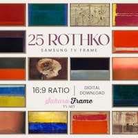 Mark Rothko Inspired Art Print: Minimalist Home Decor (PNG File ...