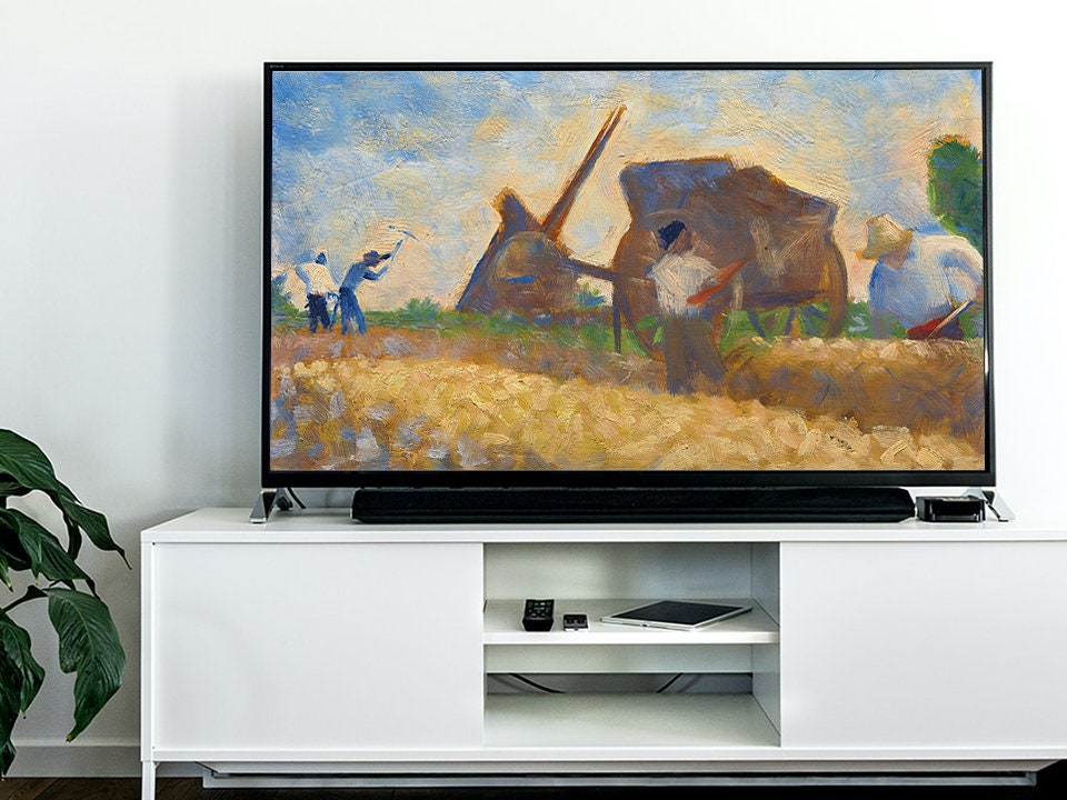 50 Georges Seurat 4k Samsung Frame TV Art Set, Frame TV Art Bundle ...