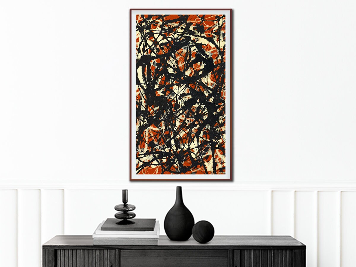 25 Jackson Pollock Art, Vertical Samsung Frame TV (digital Download) - Etsy
