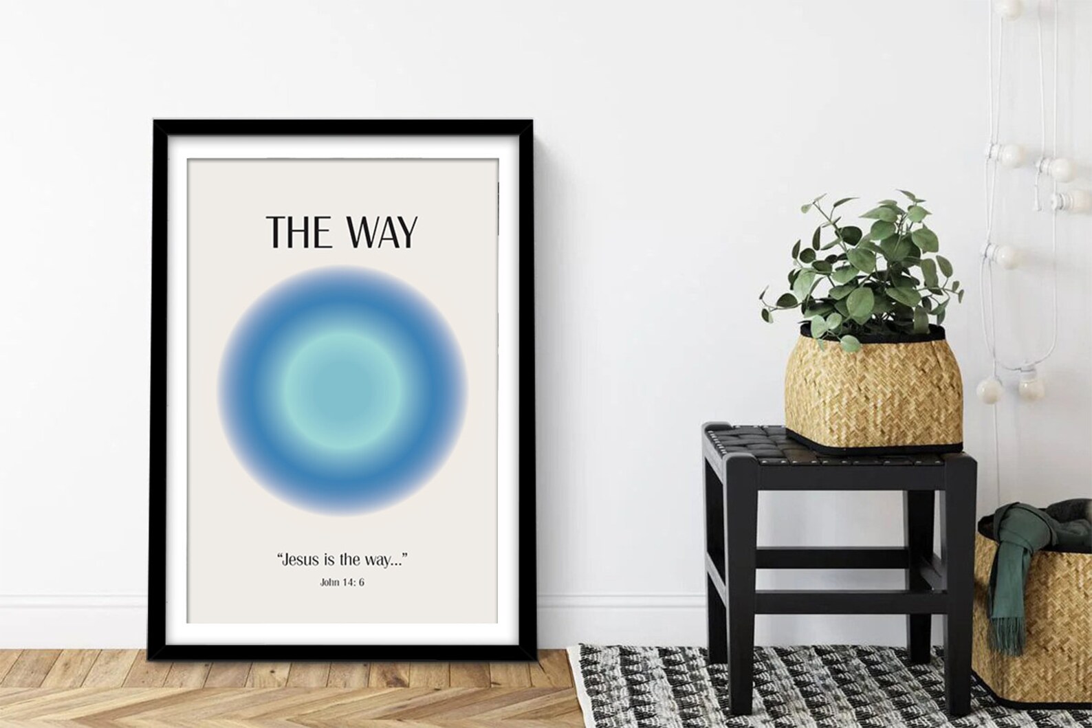 Jesus Aura Posters, Set of 3 Prints, Bible Verse DIGITAL DOWNLOAD Set ...