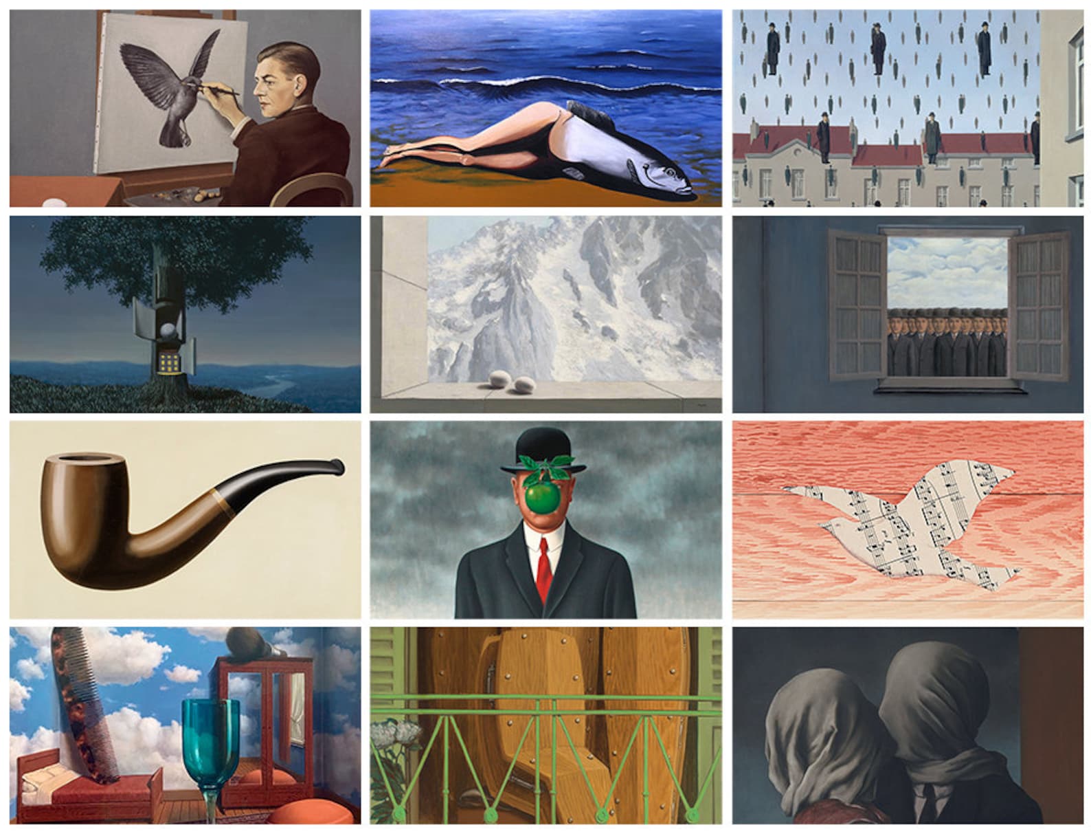 40 Rene Magritte Art 4k Samsung Frame TV Art Set, Frame TV Download Art ...
