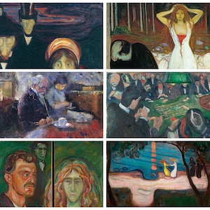 Edvard Munch Art, Samsung Frame TV Art Collection (digital Download) - Etsy