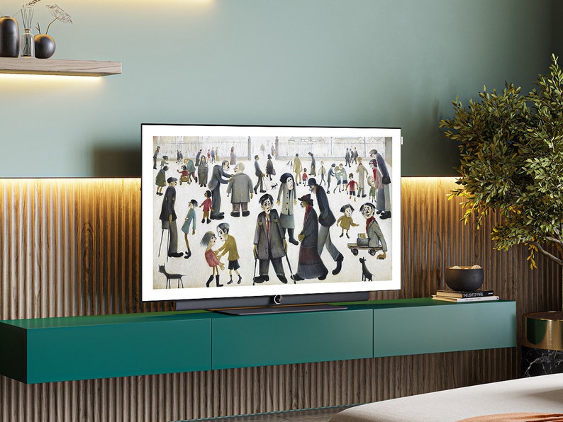 25 L.S Lowry 4k Samsung Frame TV Art Collection, Frame TV Download Art ...