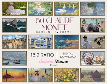 Samsung Frame TV Monet Art Vintage Painting, Monet TV Art, Monet ...