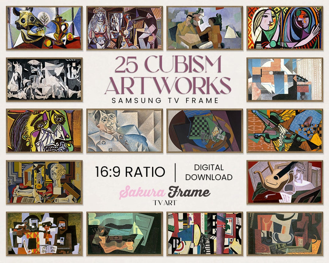 25 Cubism 4k Samsung Frame TV Art, Modern Art Frame TV Artwork Bundle ...