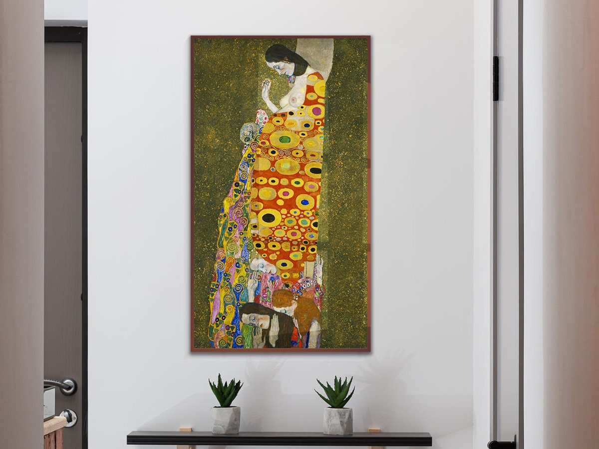 25 Gustav Klimt Vertical Art 4k Samsung Frame TV Art Collection, Frame ...