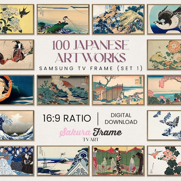 Japan Frame Tv Art - Etsy