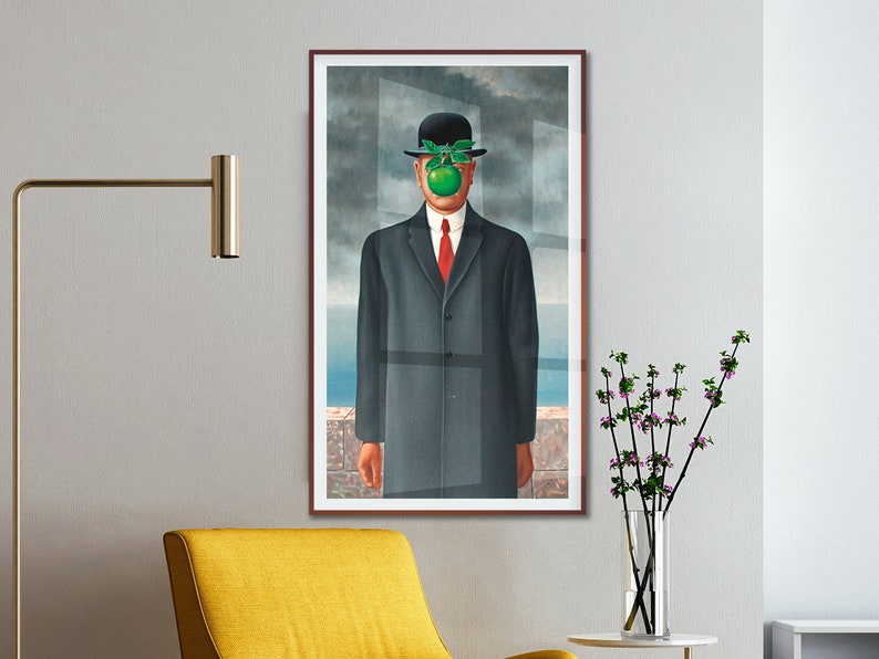 25 René Magritte Art Vertical 4k Samsung Frame TV Art Set, Frame TV ...