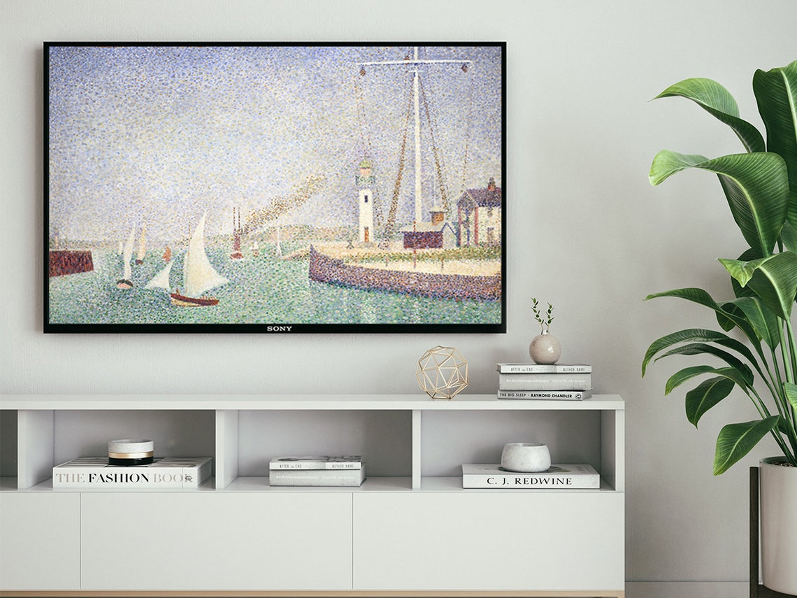 50 Georges Seurat 4k Samsung Frame TV Art Set, Frame TV Art Bundle ...