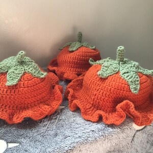 Crochet Pumpkin Hat - Etsy