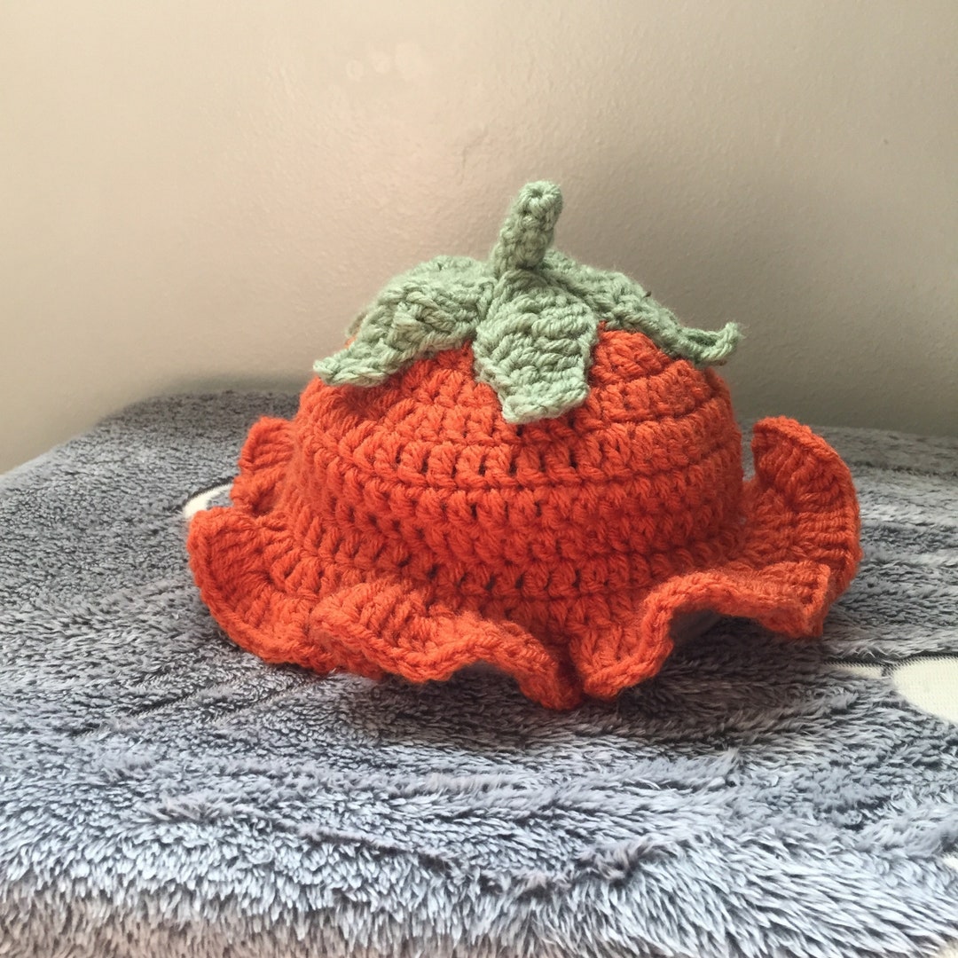 Crochet Pumpkin Hat - Etsy