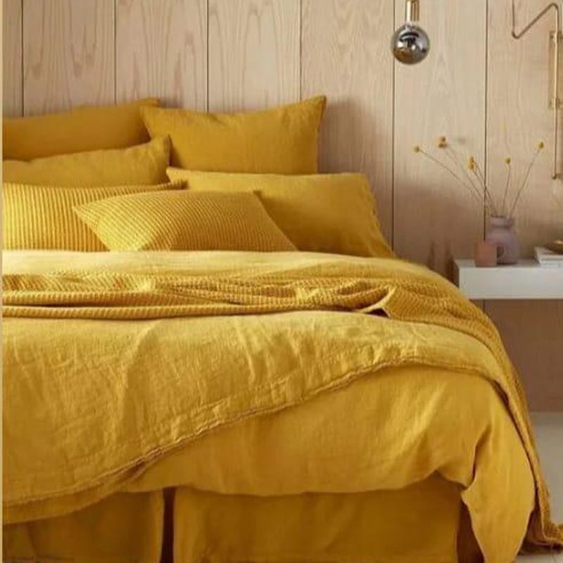 Mustard Bedding - Etsy