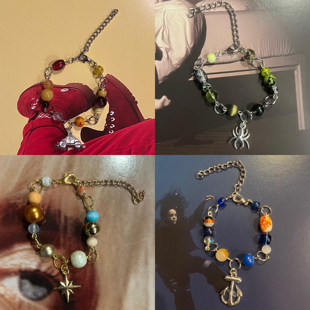 Billie Eilish Album/ Ep Inspired Bracelets (dsam, Wwafawdwg, Hte, Hmhas ...