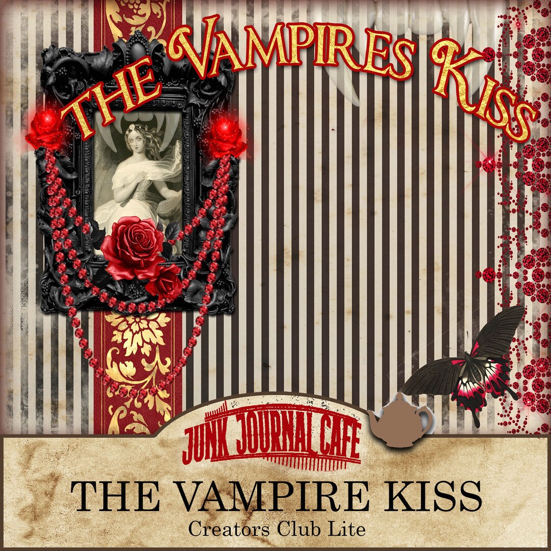 Vampire Junk Journal Kit Vintage Printable Tutorials - Etsy