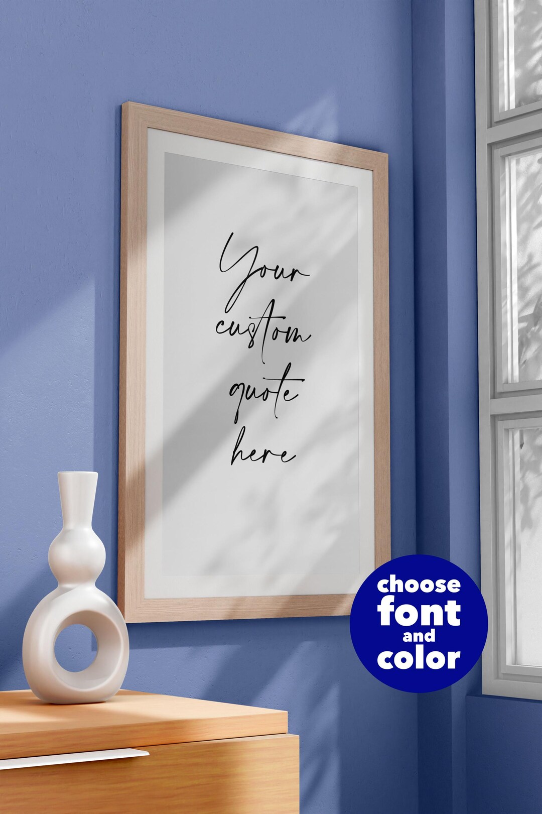 Customizable Quote Poster, Personalized Text Posters, Custom Text Wall ...