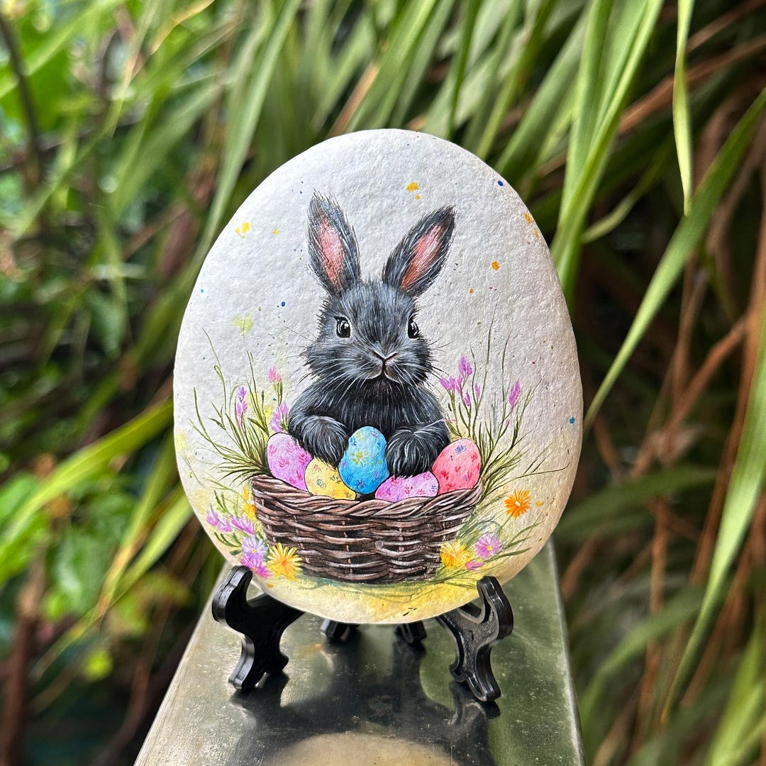 Hand Painted Easter Eggs, Easter Bunny Art, Spring Decorate, Easter ...