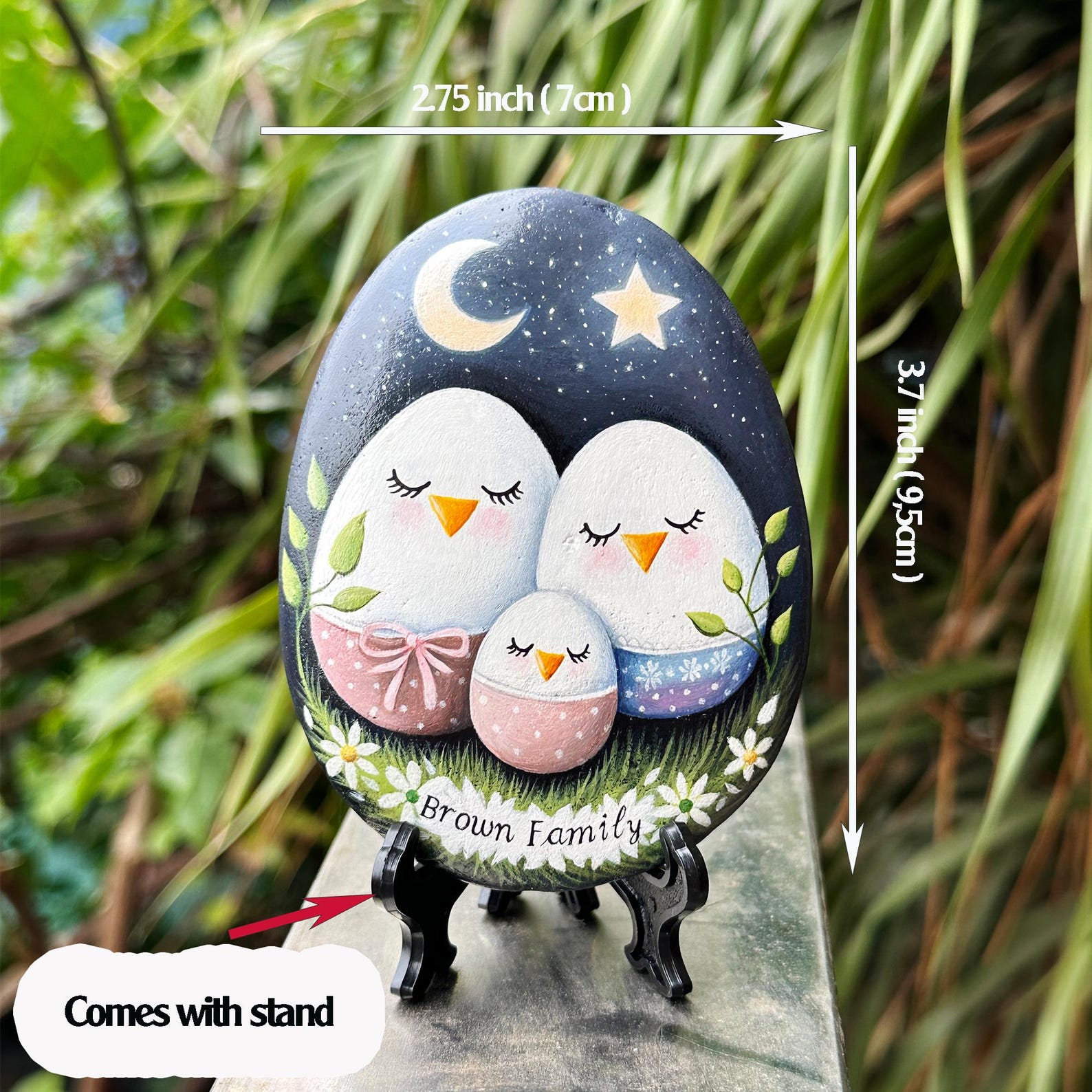 Personalized Pebble Easter Eggs, Personalized Easter Gifts, Custom ...