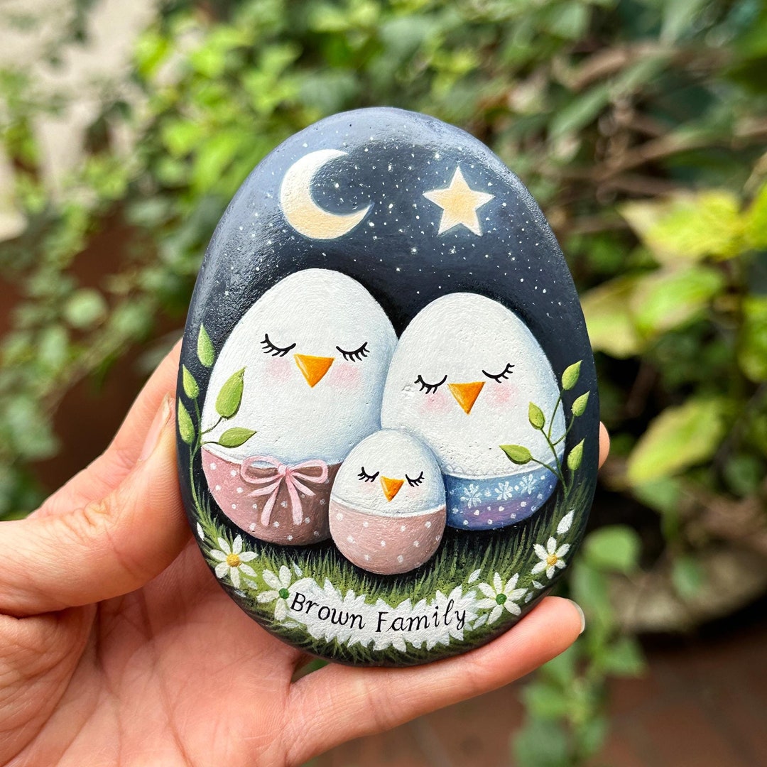 Personalized Pebble Easter Eggs, Personalized Easter Gifts, Custom ...