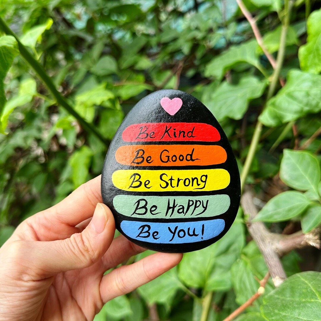 Painted Rocks| Motivational Rocks| Pebble Art| LGBTQ Art| Unique Gifts ...