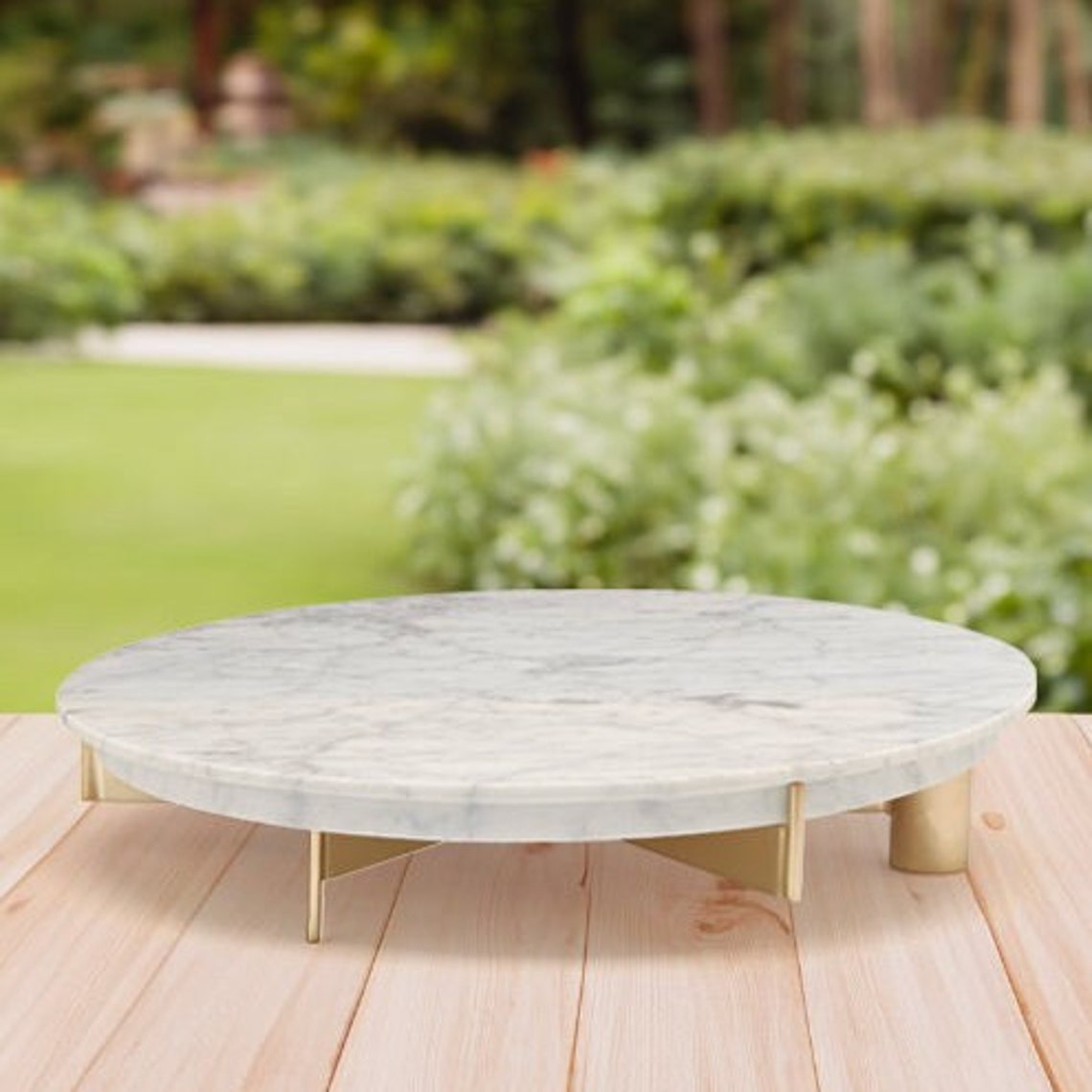 Cake Stand Marble Wedding Cake Stand Gold Cake Display Modern Design ...