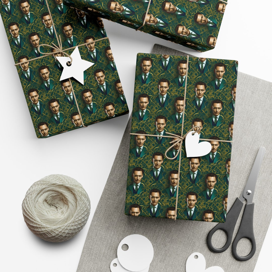 Hiddleston-inspired Wrapping Paper Matte & Satin Finishes - Etsy