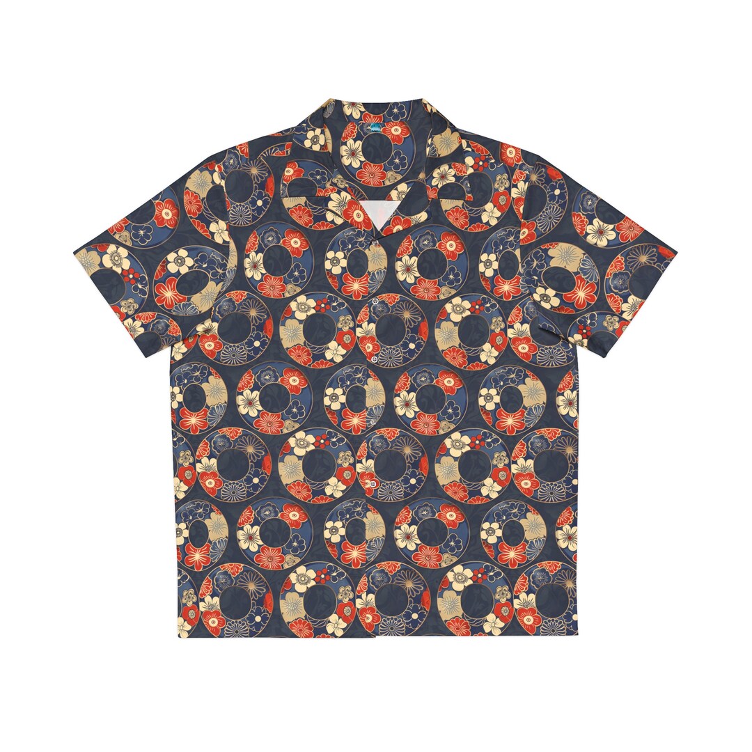 Hoop Harmony Batik Motifs Hawaiian Shirt, All Over Print, Batik ...