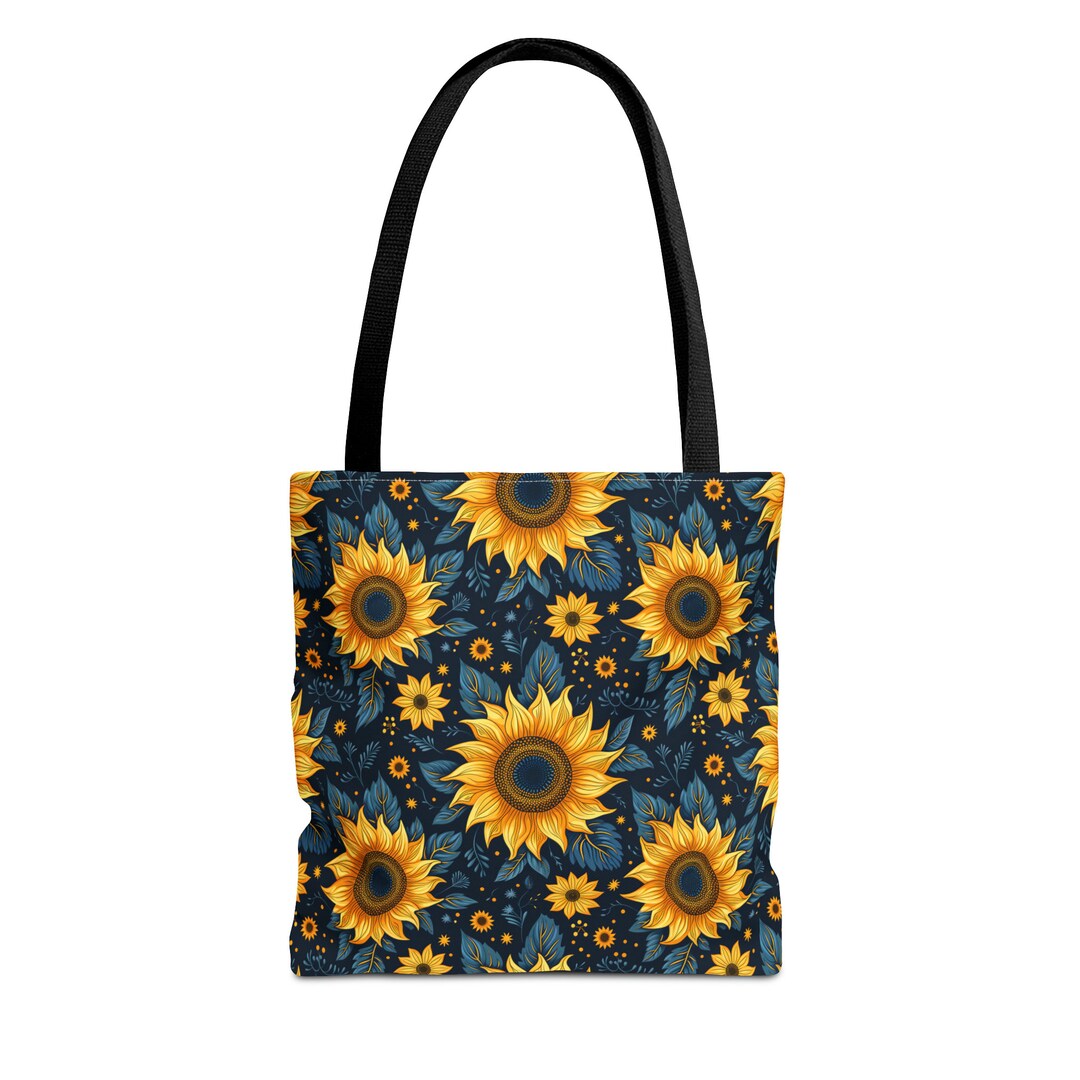 Sunflowers Batik-inspired Tote Bag (all Over Print); Batik Tote Bag ...