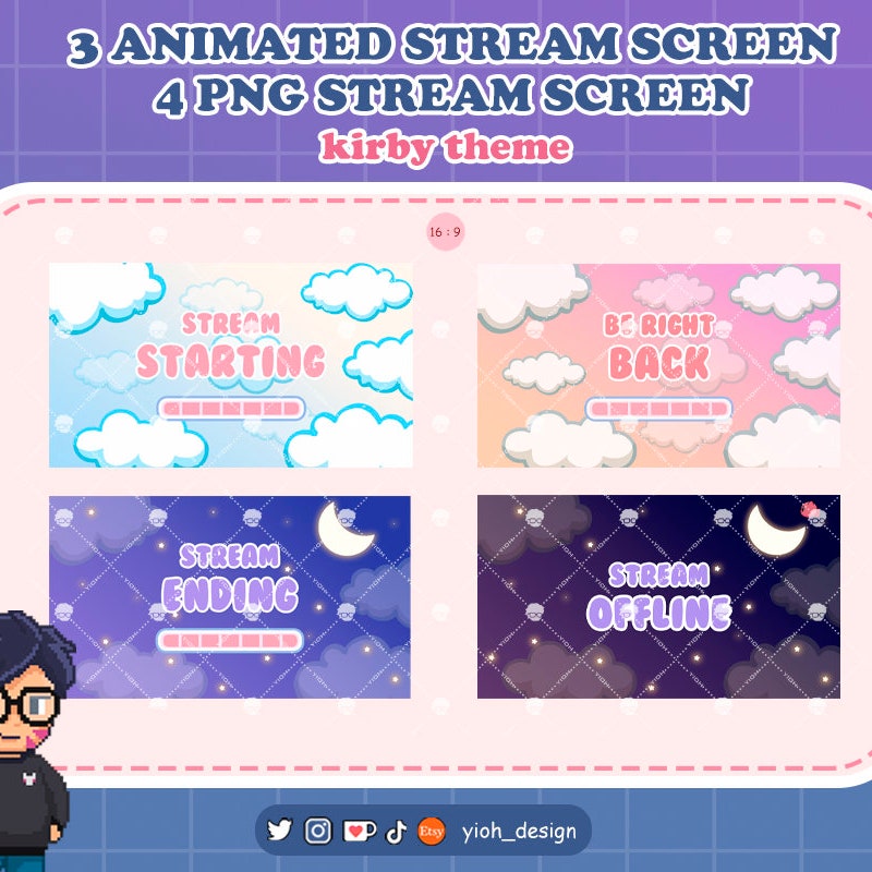 Be Right Back Streamer Screen - Etsy