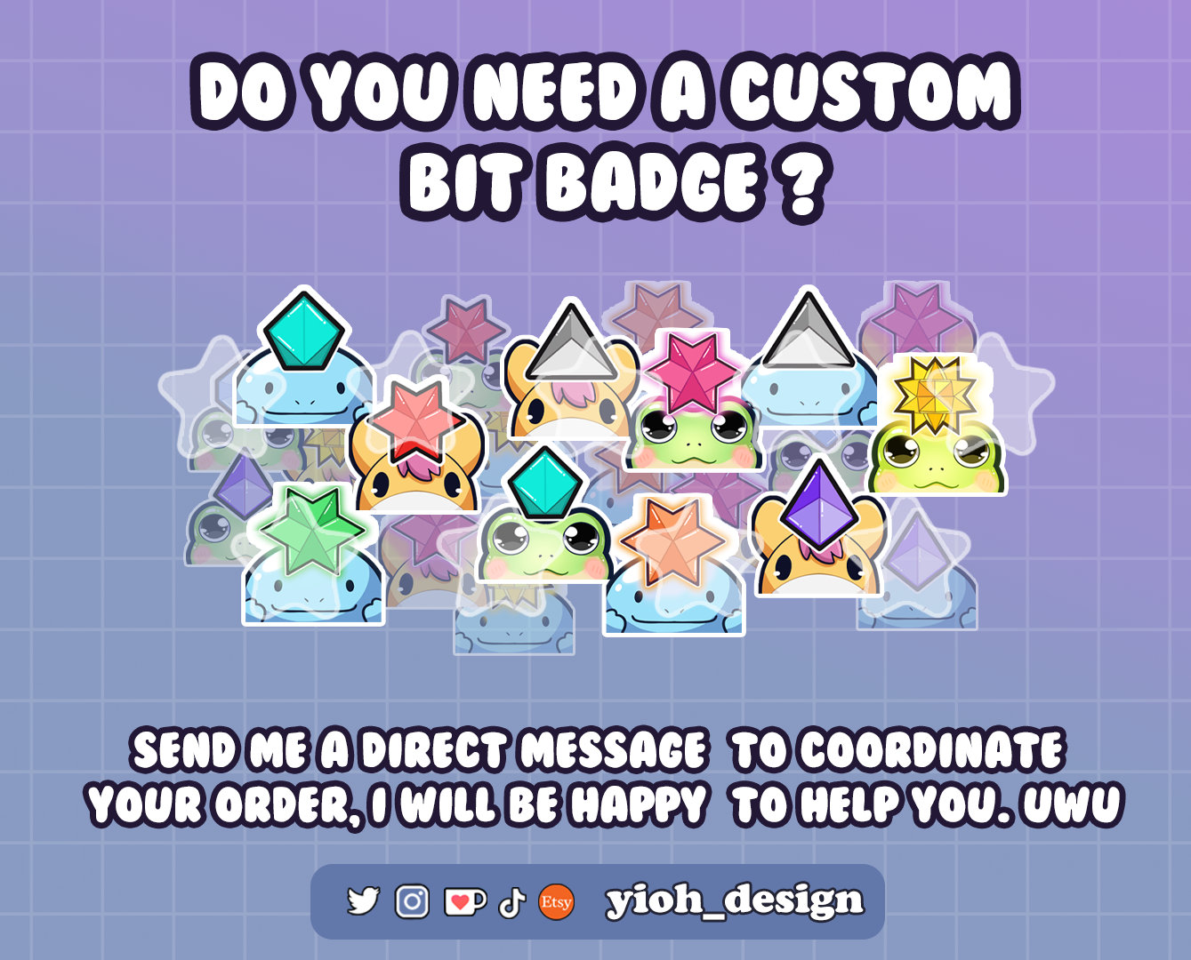 Kirby Bits Badges - Cute Twitch Bits Badges / Bits / Twitch / Youtube ...