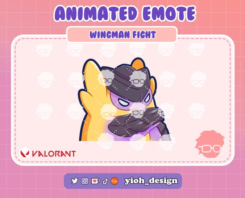 Carnalito Wingman Fight / Animated Emote, Valorant Animated Emote ...