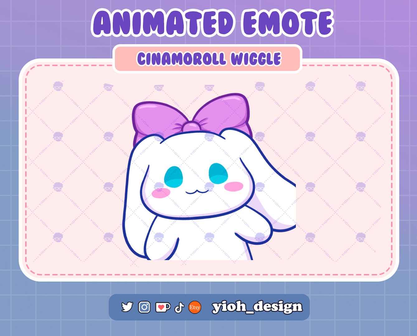 Cinnamon Roll Animated Emote Wiggle Emote Animated Cute Youtube/twitch ...