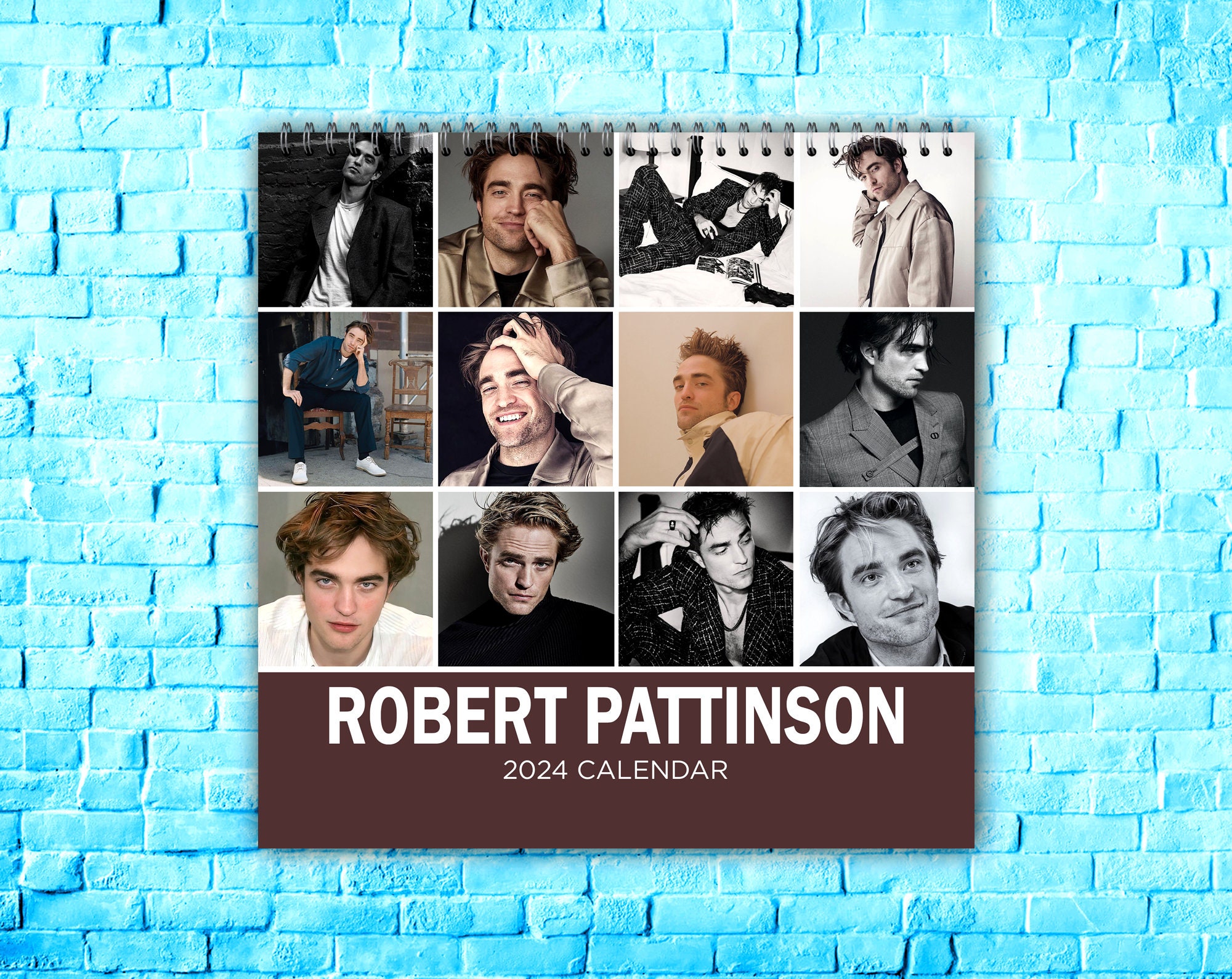 Robert Pattinson Calendar 2024 Celebrity Calendar 2024 Wall Calendar ...