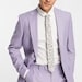 Men Suit Classy Two Piece Lilac Purple Mens Suits for Wedding ...
