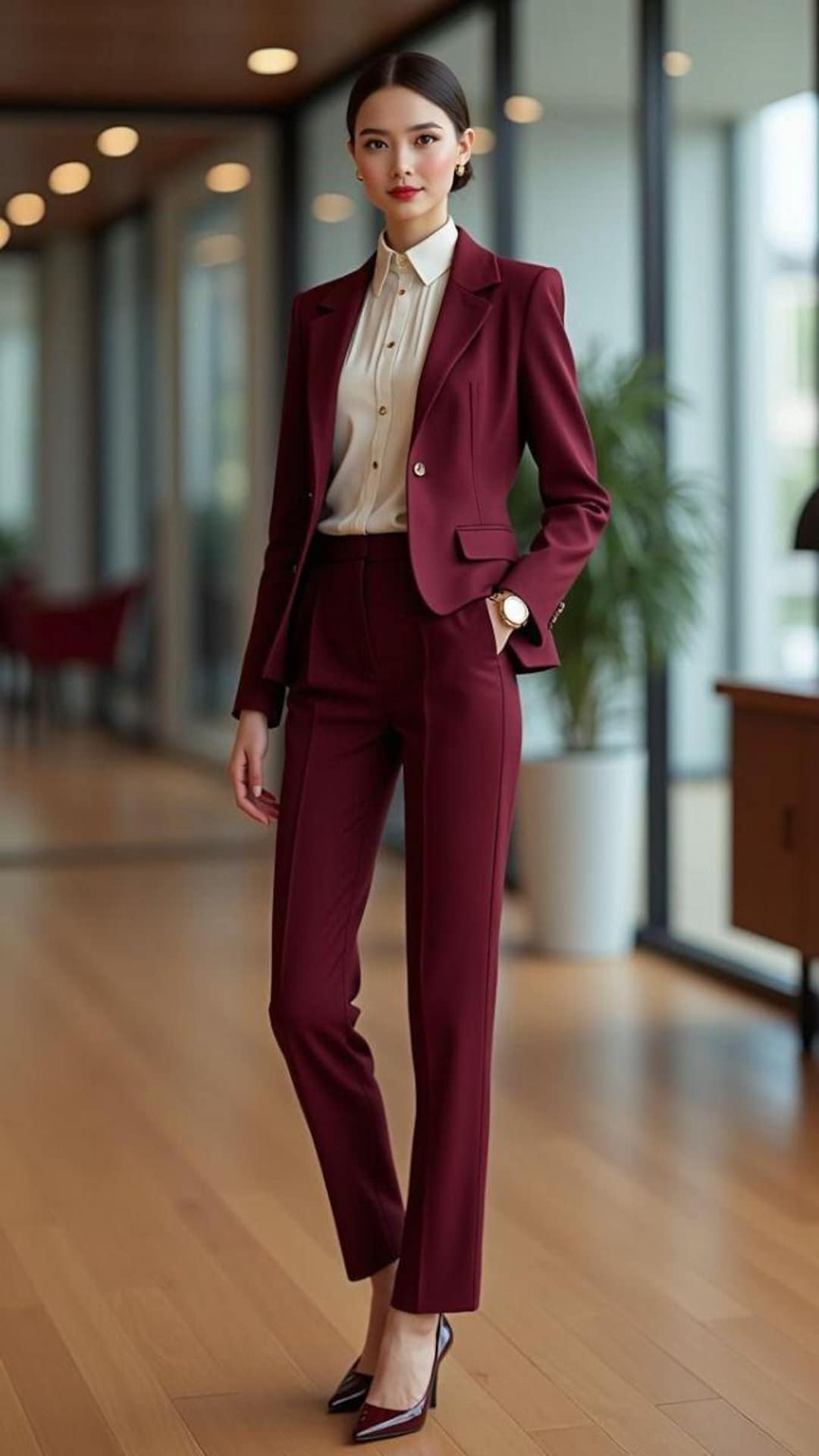 Women's Suit Set - Blazer and Pant | Formal Office Wear | Tailored ...