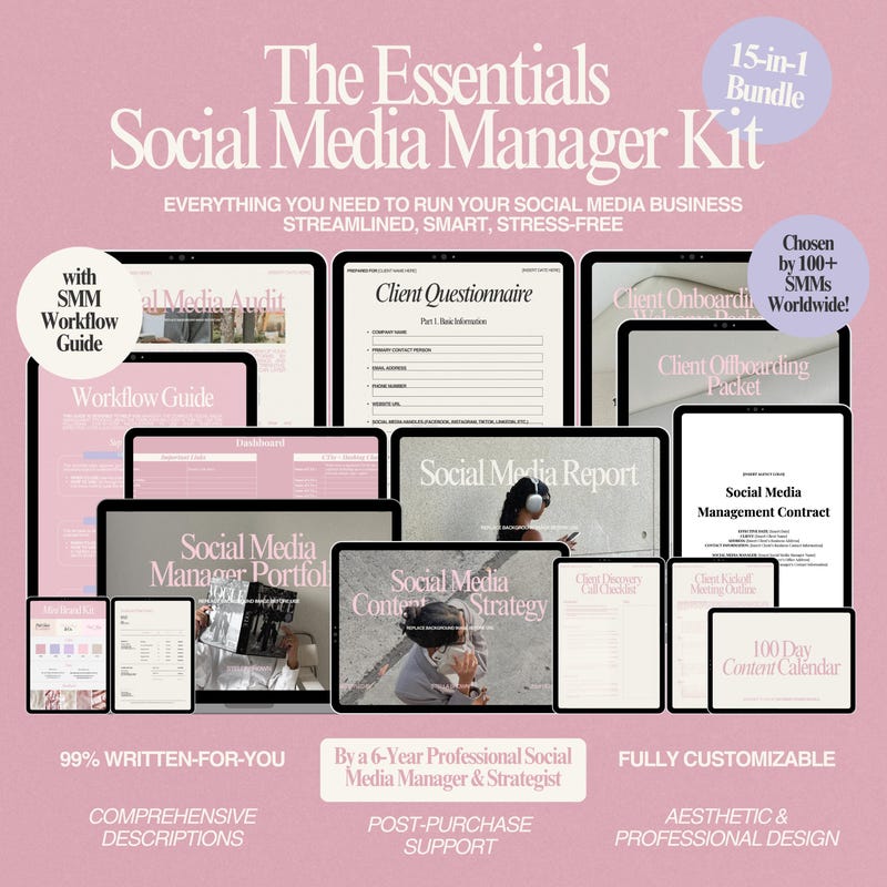 Starter Kit Social Media - Etsy
