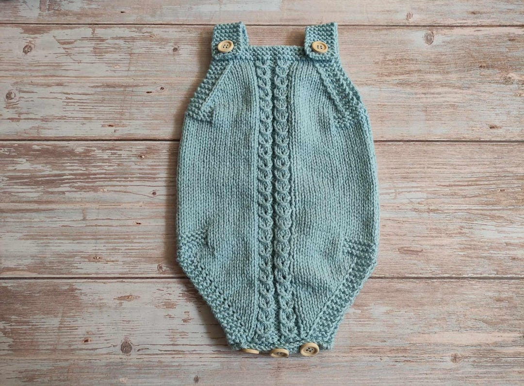 Knit Romper Pattern PDF / Baby Bodysuit Pattern PDF / Baby Romper ...