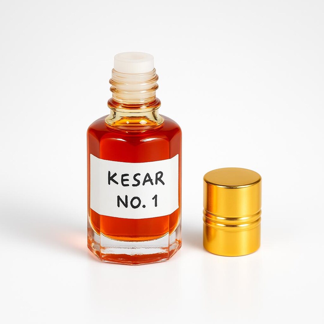 Handmade Saffron (kesar) Attar – Natural Saffron Attar Oil, Alcohol ...