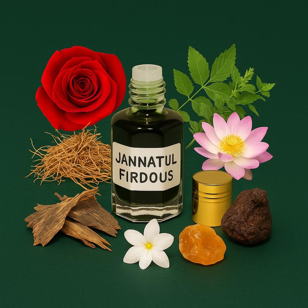 Handmade Jannatul Firdous Attar | Heavenly Perfume Oil | Woody Spicy ...