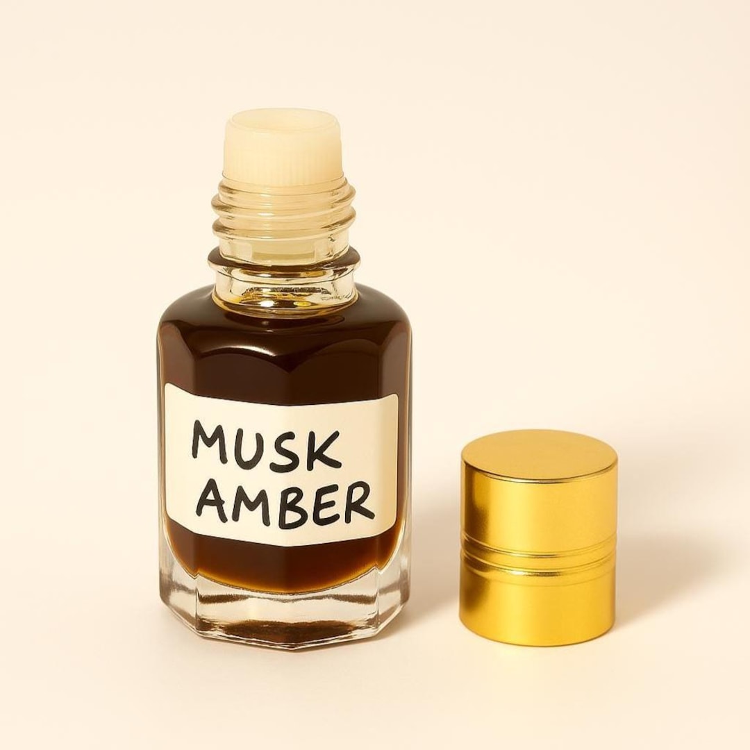 Pure Musk Amber Attar - Handmade Musk Amber Perfume Oil | Alcohol-free ...